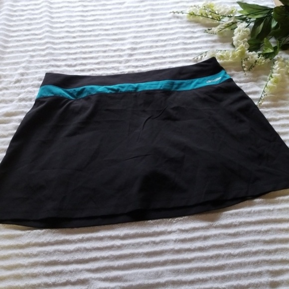 adidas | Shorts | Adidas Climalite Blue And Black Workout Skort Size ...